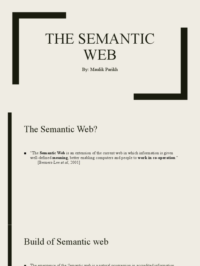 Semantic Web 2 | Download Free PDF | Resource Description Framework | Xml
