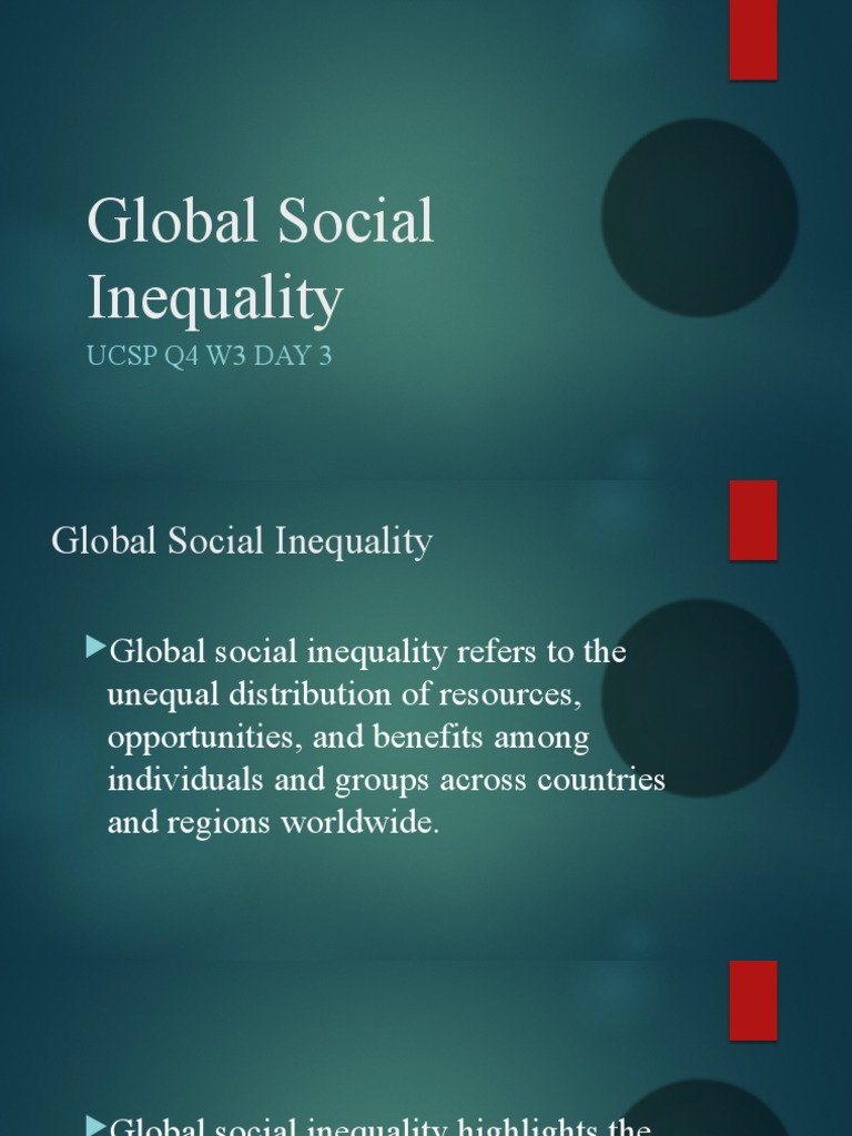 Global Social Inequality | PDF | Economic Inequality | Discrimination ...