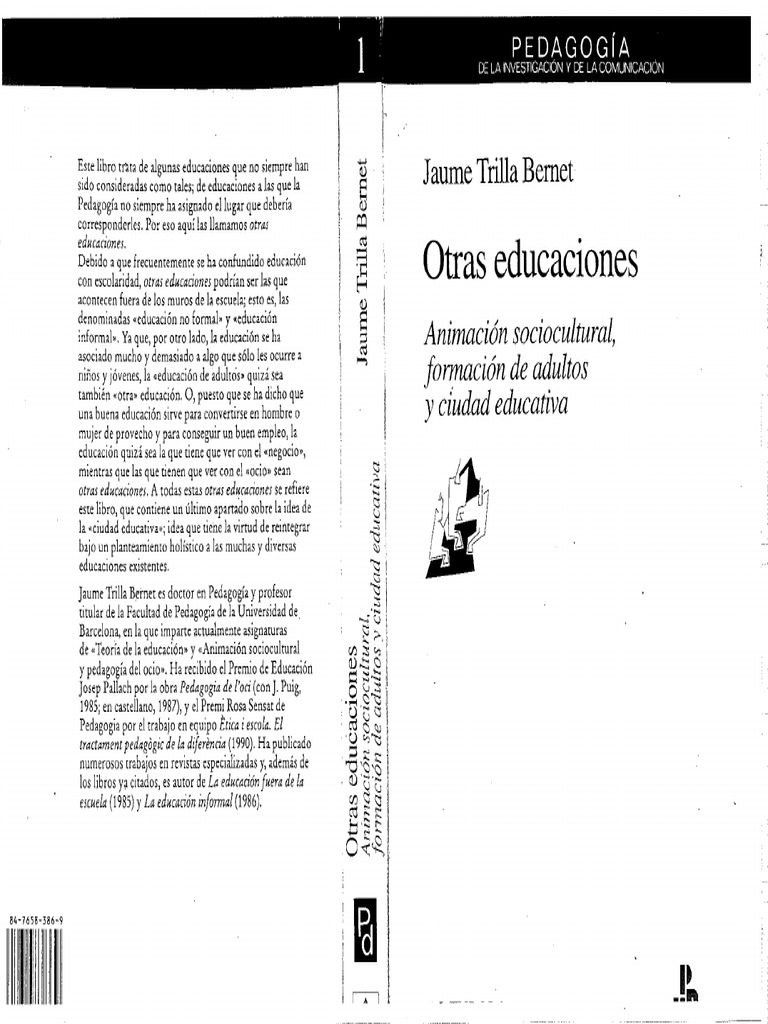 Trilla Bernet Educación Informal | PDF
