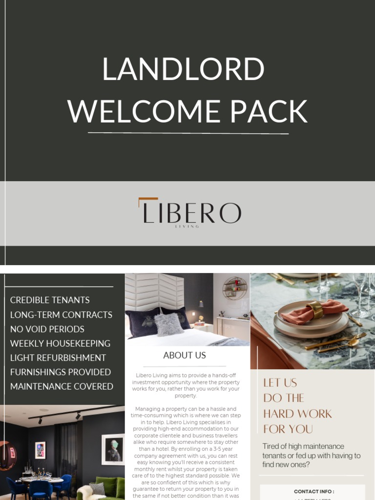 Libero Living Brochure | PDF | Leasehold Estate | Landlord