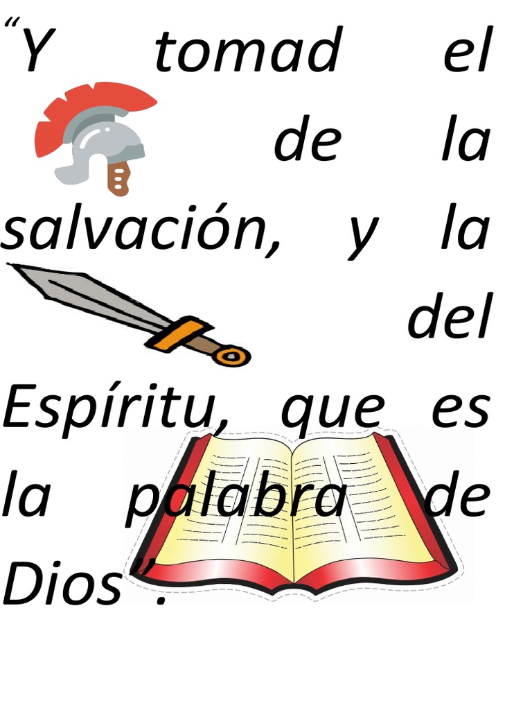 La Biblia Como Espada Versiculo | PDF