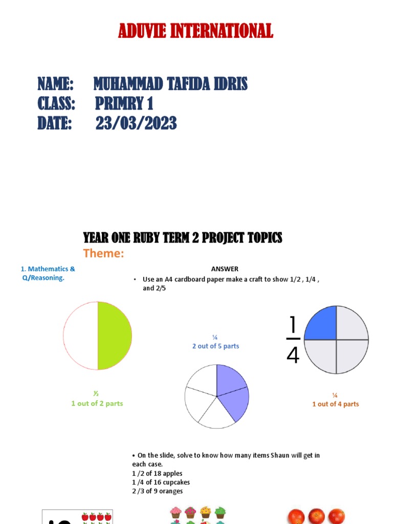 Muhammad Tafida Idris Project | PDF