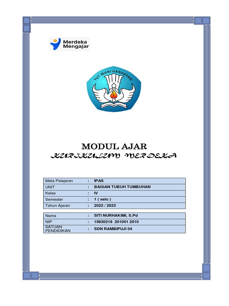 Modul Ajar: Kurikulum Merdeka | PDF