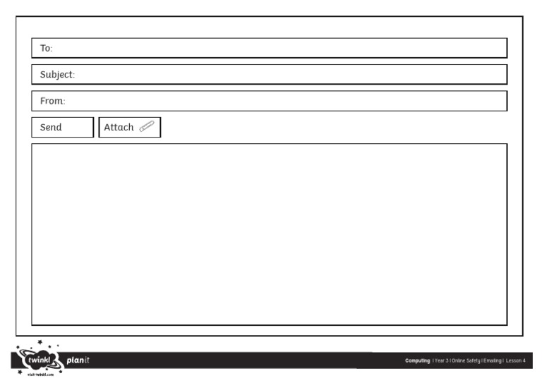 Blank Email Activity Sheet | PDF
