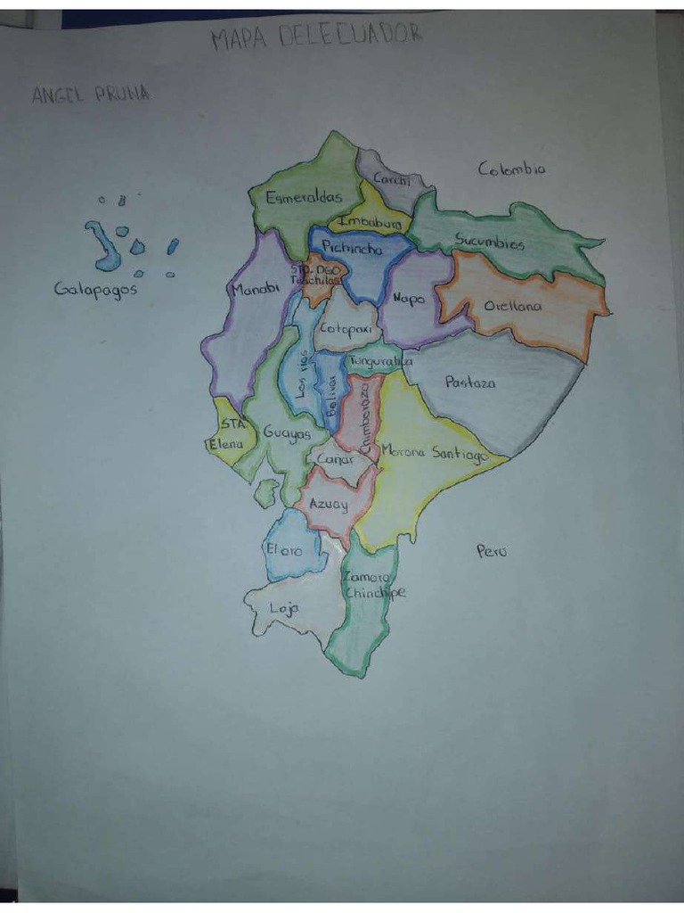 Mapa Del Ecuador | PDF