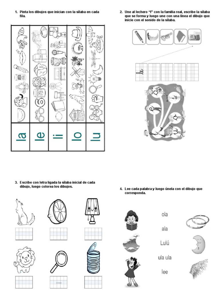 Cuaderno Letra L | PDF