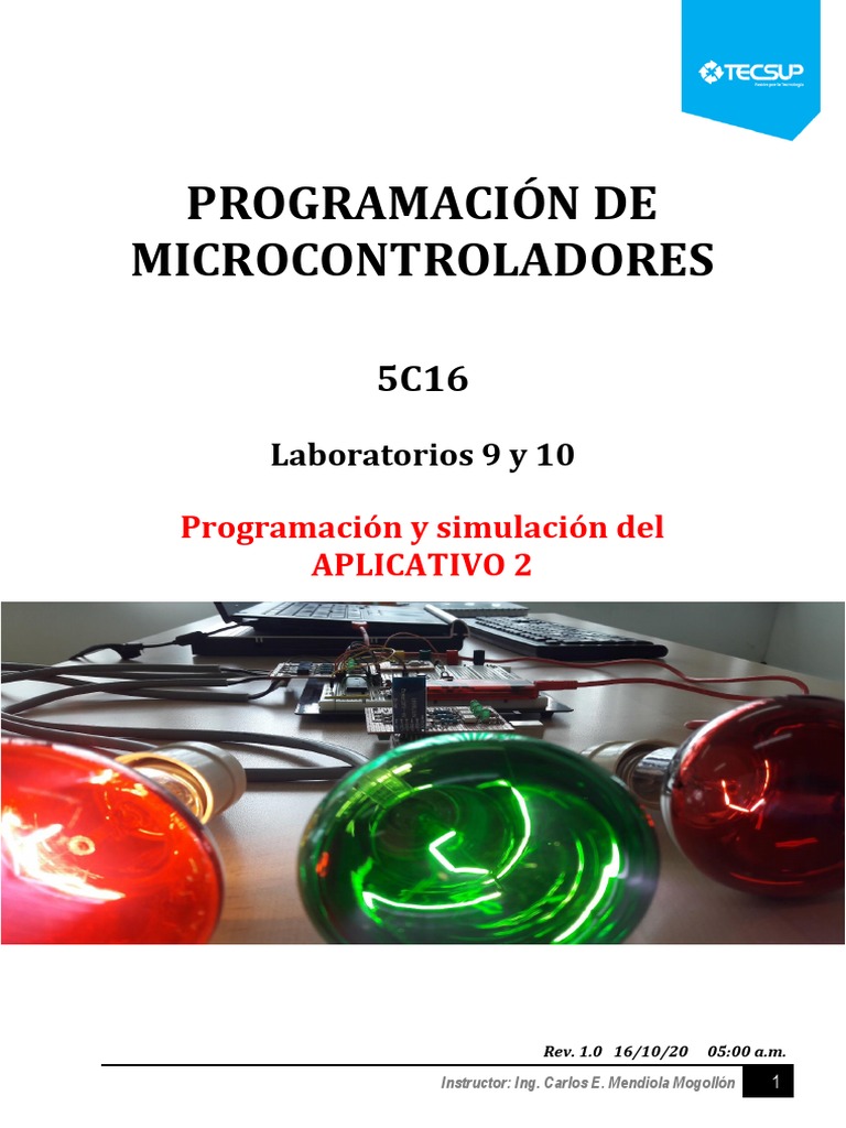 Programación de Microcontroladores | PDF | Simulación | Microcontrolador