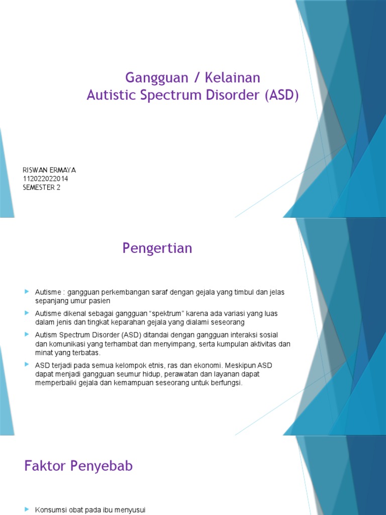 Memahami Gangguan Spektrum Autisme | PDF