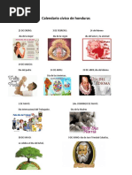 Calendario Cívico de Honduras 2024 | PDF | Honduras