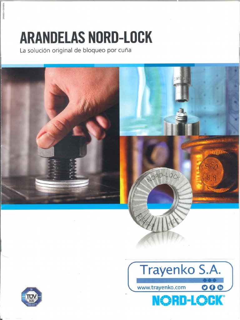 Catálogo Arandelas Nord-Lock | PDF