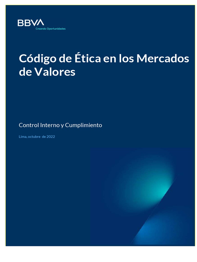 Codigo de Etica en Los Mercados de Valores | PDF | Contratos futuros ...