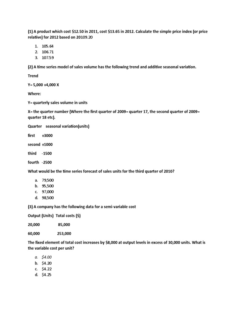 F2 Mock 2 | PDF | Cost Accounting | Return On Investment