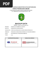 Contoh Back-Up-Data Pengawasan Bangunan | PDF