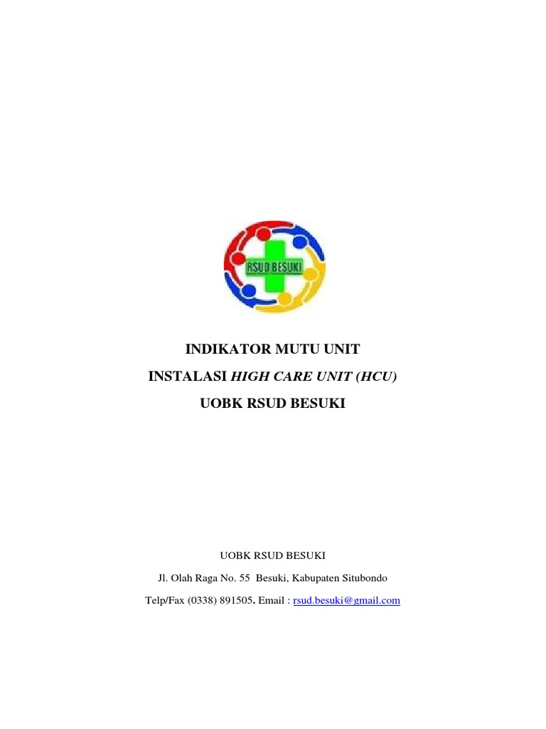 Indikator Mutu HCU RSUD Besuki | PDF