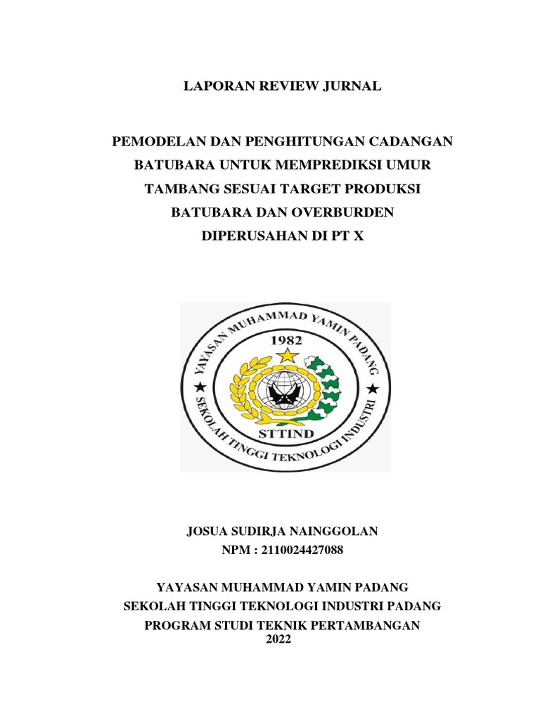 LAPORAN REVIEW JURNAL - Josua, S, N | PDF