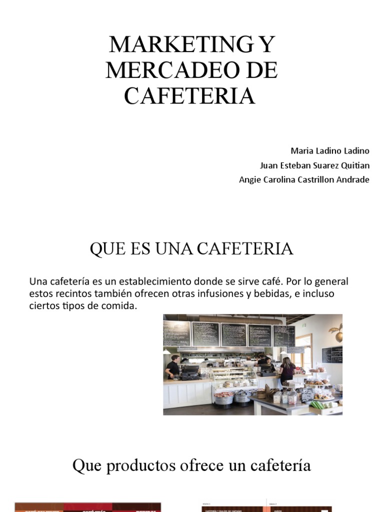 Cafeteria | PDF