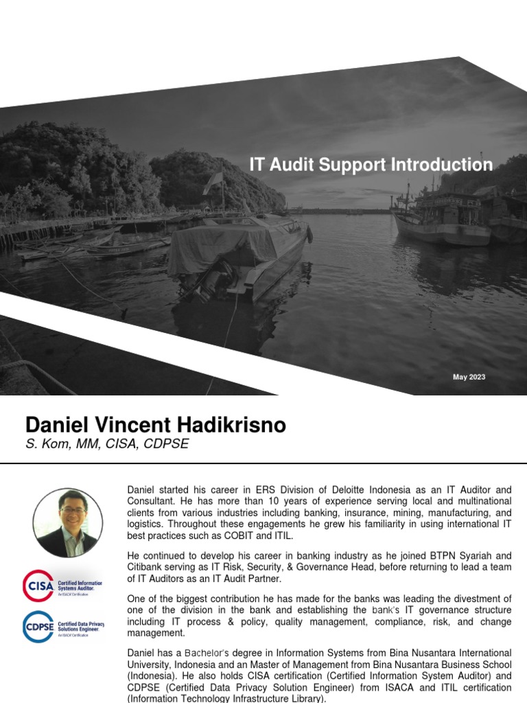 Update Intro To IT Audit Support v4 | PDF | Audit | Computer Network