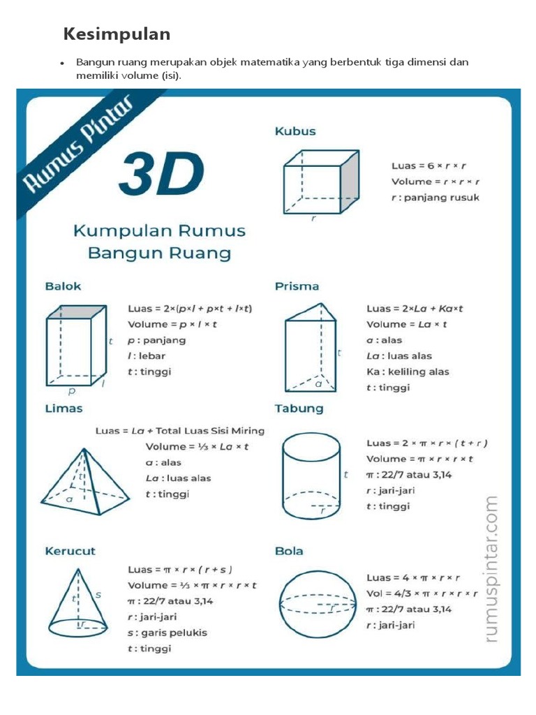 Rumus Bangun Ruang | PDF