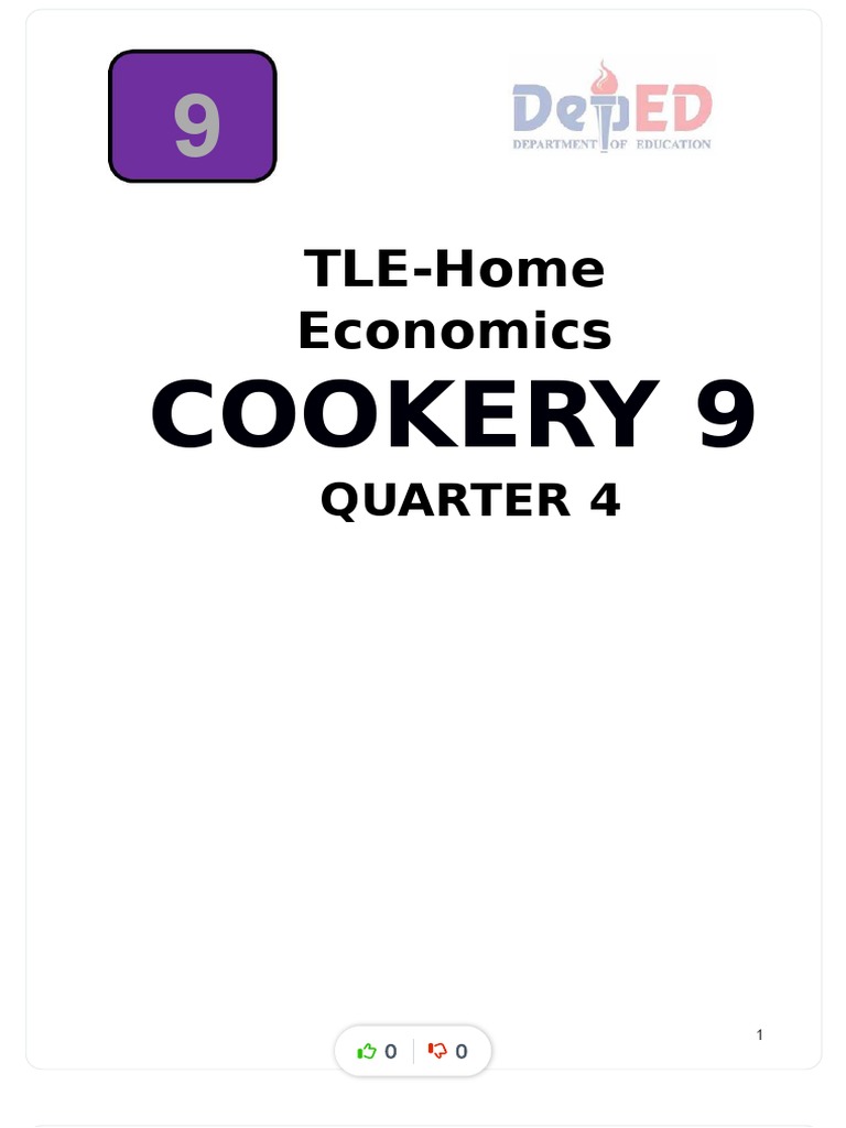 cookery-9-q4-module-for-cookery-9-tle-for-desserts_compress (1) | PDF ...