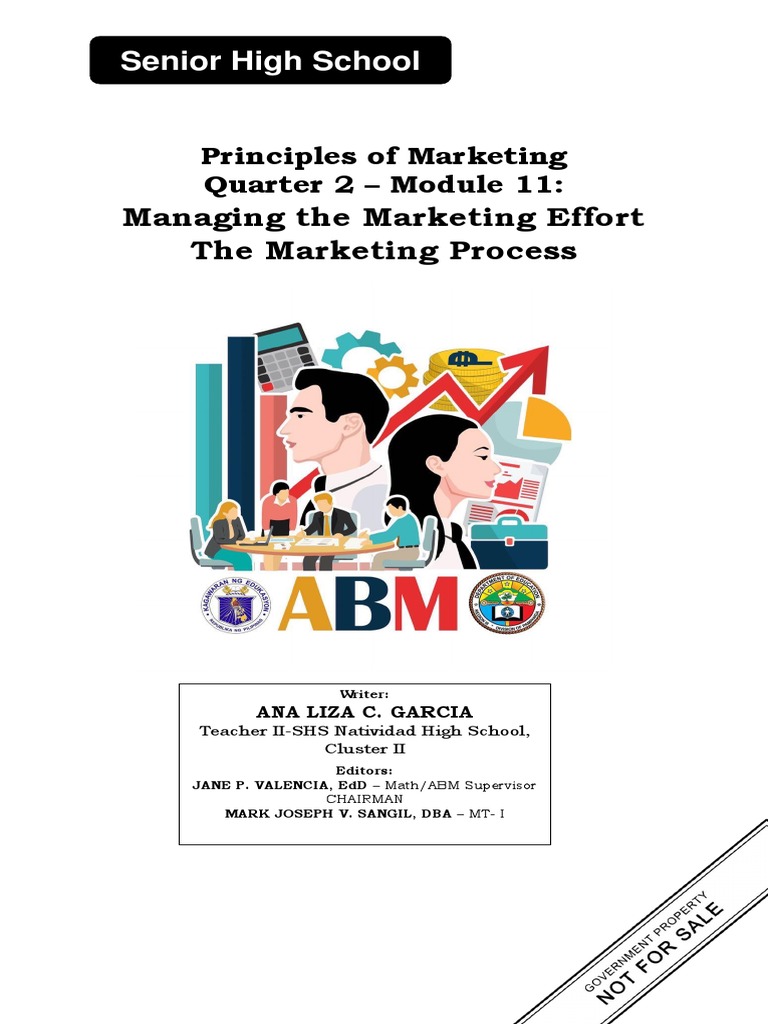 Principles of Marketing Q2 Module 11 Grade 11 | PDF | Strategic ...