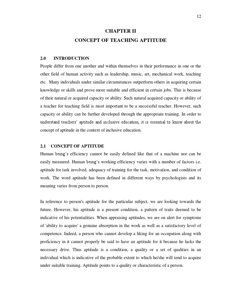 10 Chapter 2 | PDF | Teachers | Inclusion (Education)