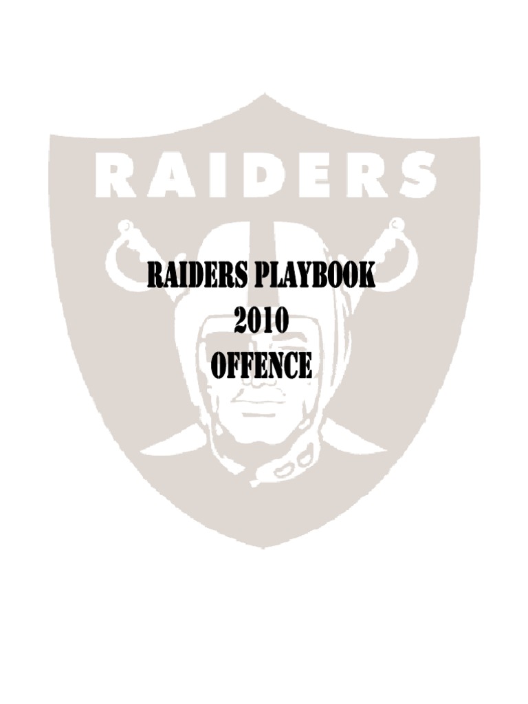 Raiders Playbook - 2010 | PDF | Gridiron Football | American Football