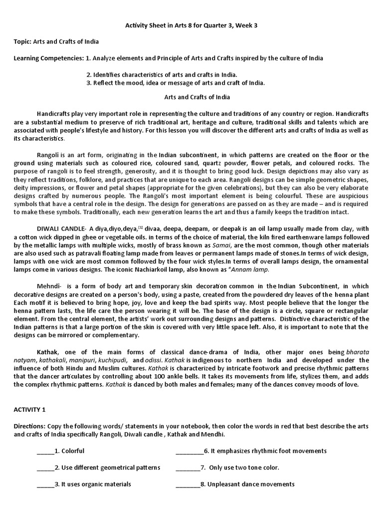 Las-Week-3-4 Mapeh | PDF Las-Week-3-4 Mapeh | PDF