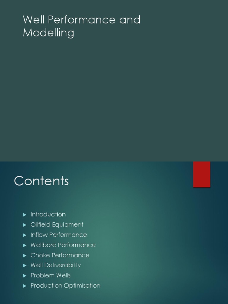 Well Performance in Petroleum Systems | PDF | Petroleum Reservoir ...