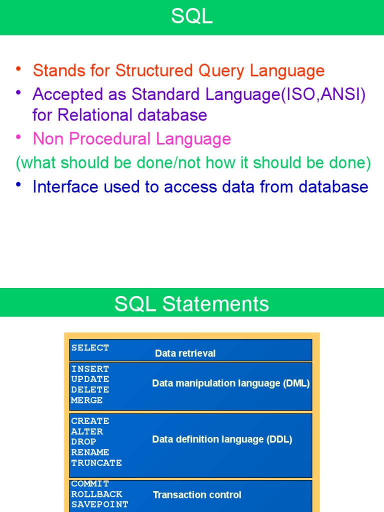 DDL DML New | PDF | Data Model | Information Technology