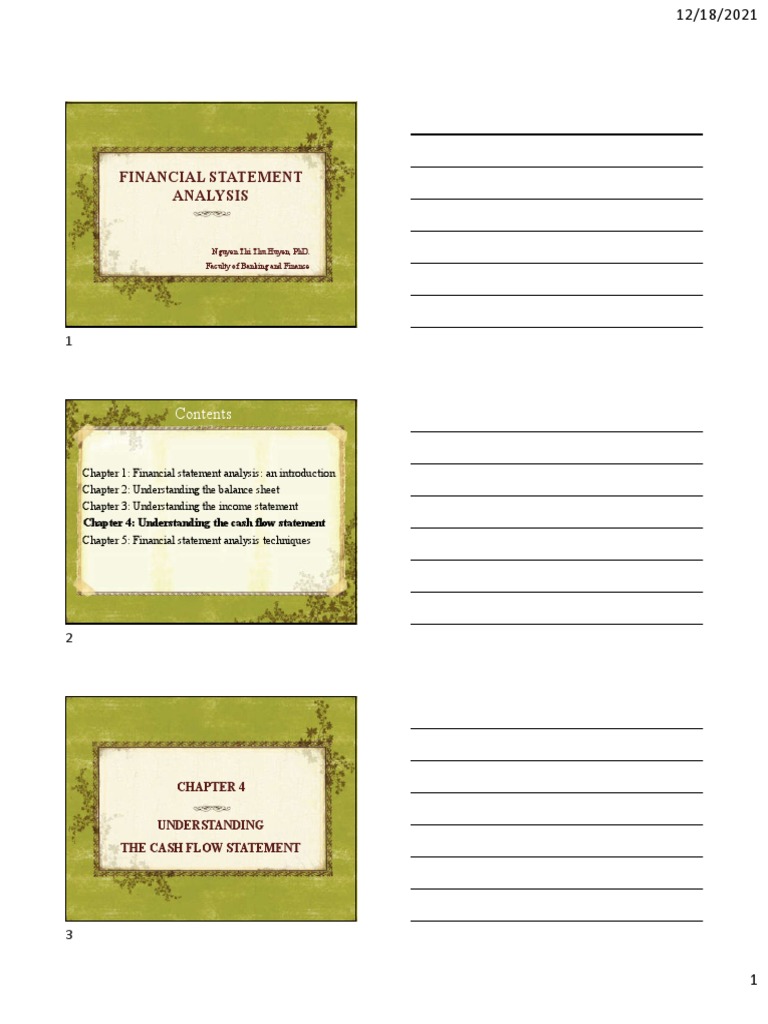 Chapter 4 Cash Flow Statement | PDF