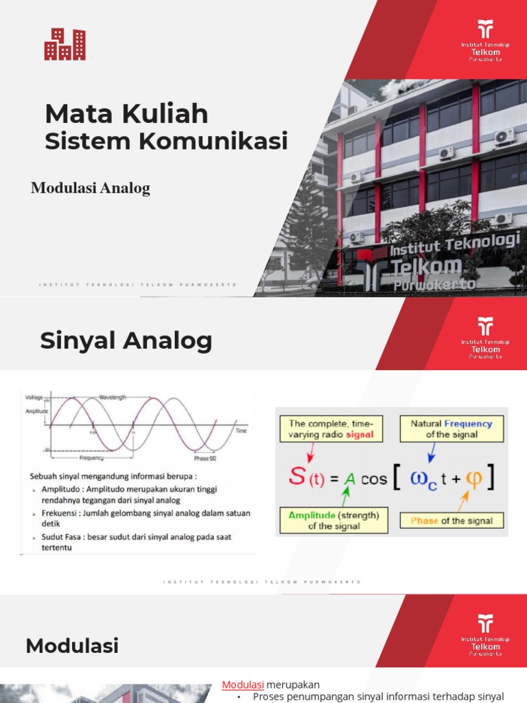 Dasar Modulasi Analog | PDF