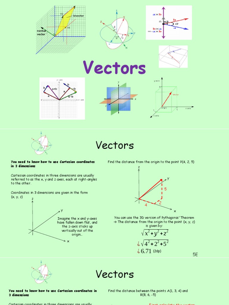 MOD 2 - Vectors | PDF | Euclidean Vector | Line (Geometry) MOD 2 - Vectors | PDF | Euclidean Vector | Line (Geometry)