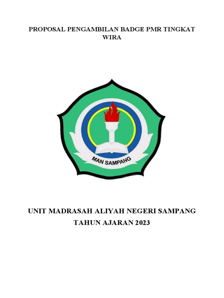 Proposal Pengambilan Badge PMR Tingkat Wira | PDF