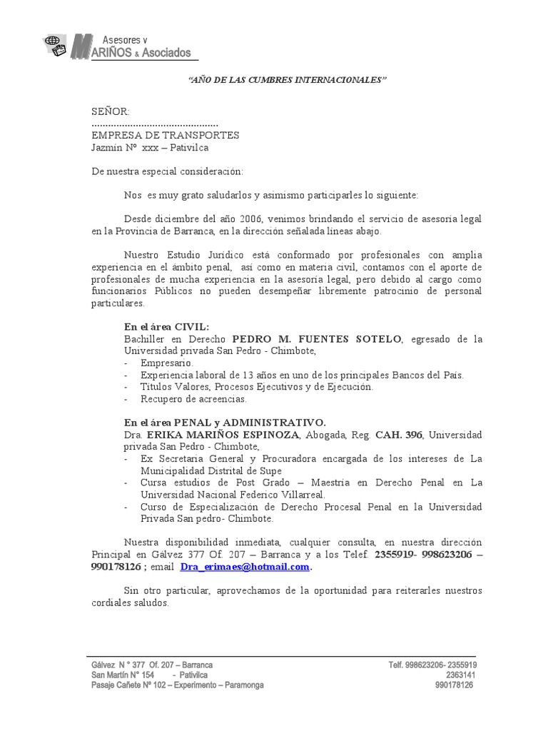 Carta Circular | PDF