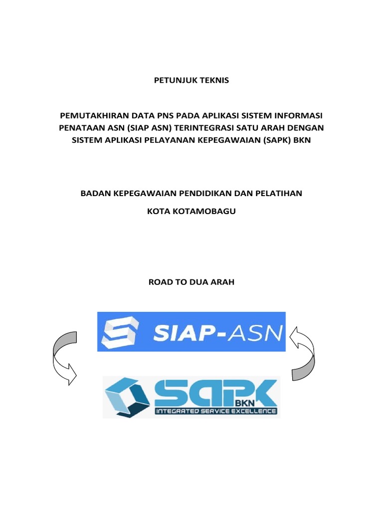 bb284 Petunjuk Teknis Login Pns | PDF