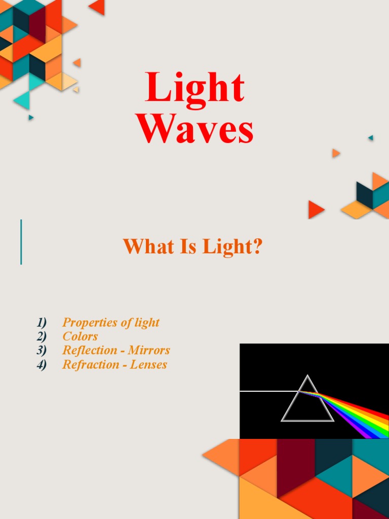 Lesson 5 - Light Wave | PDF | Light | Reflection (Physics)