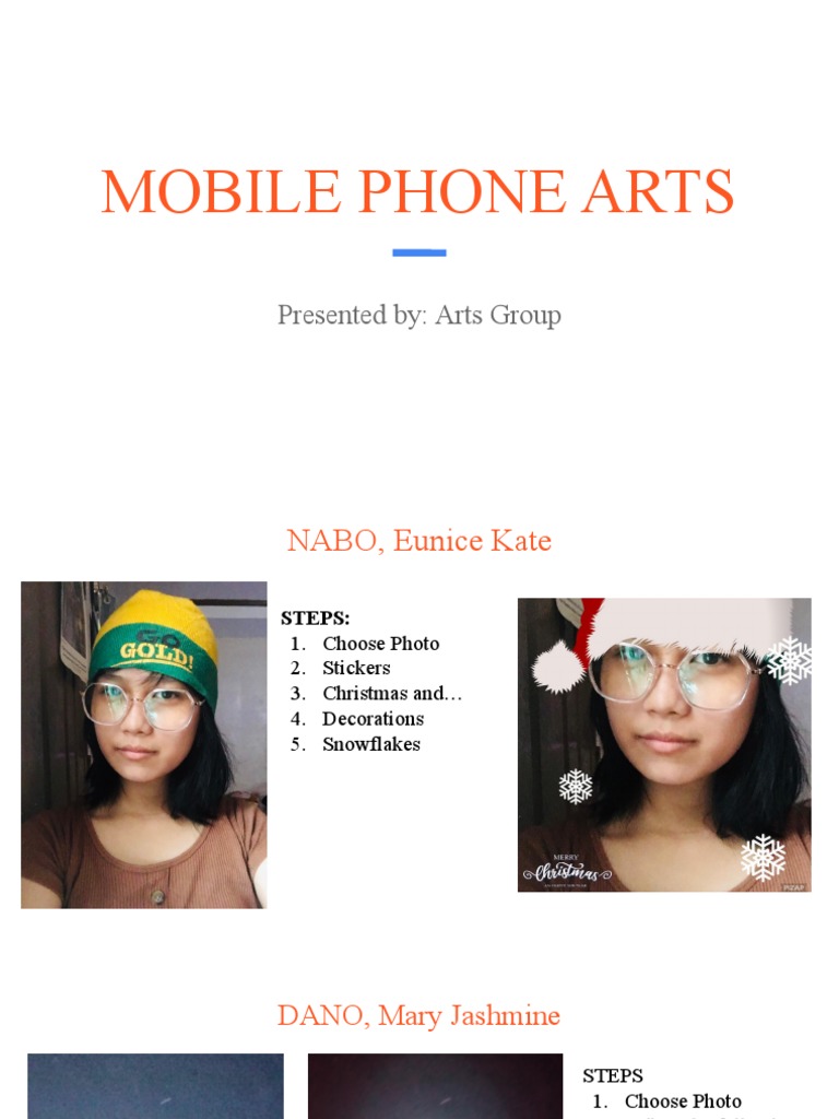 MOBILE PHONE ARTS Activity - Grade 10 | PDF