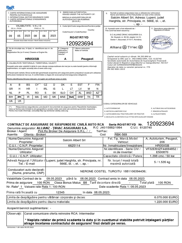 Polita Rca | PDF | Service Industries | Wheeled Vehicles