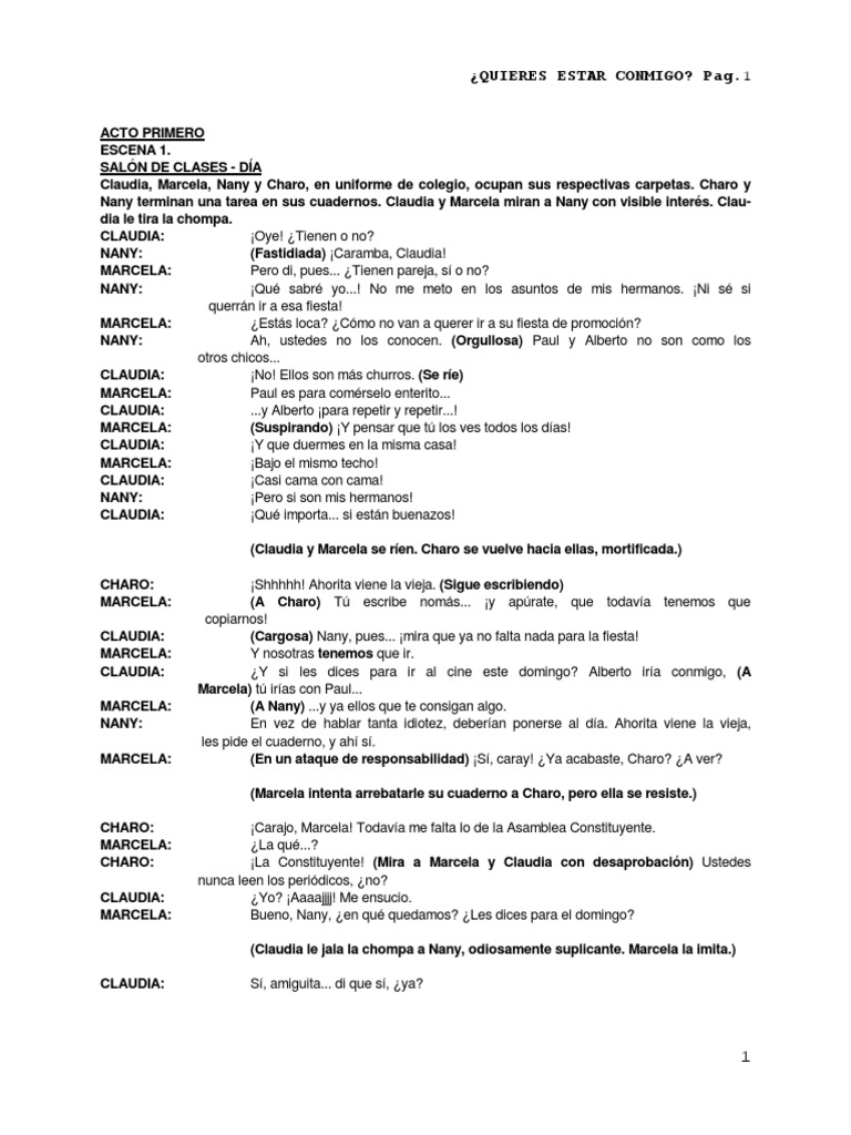 Quieres Estar Conmigo PDF | PDF