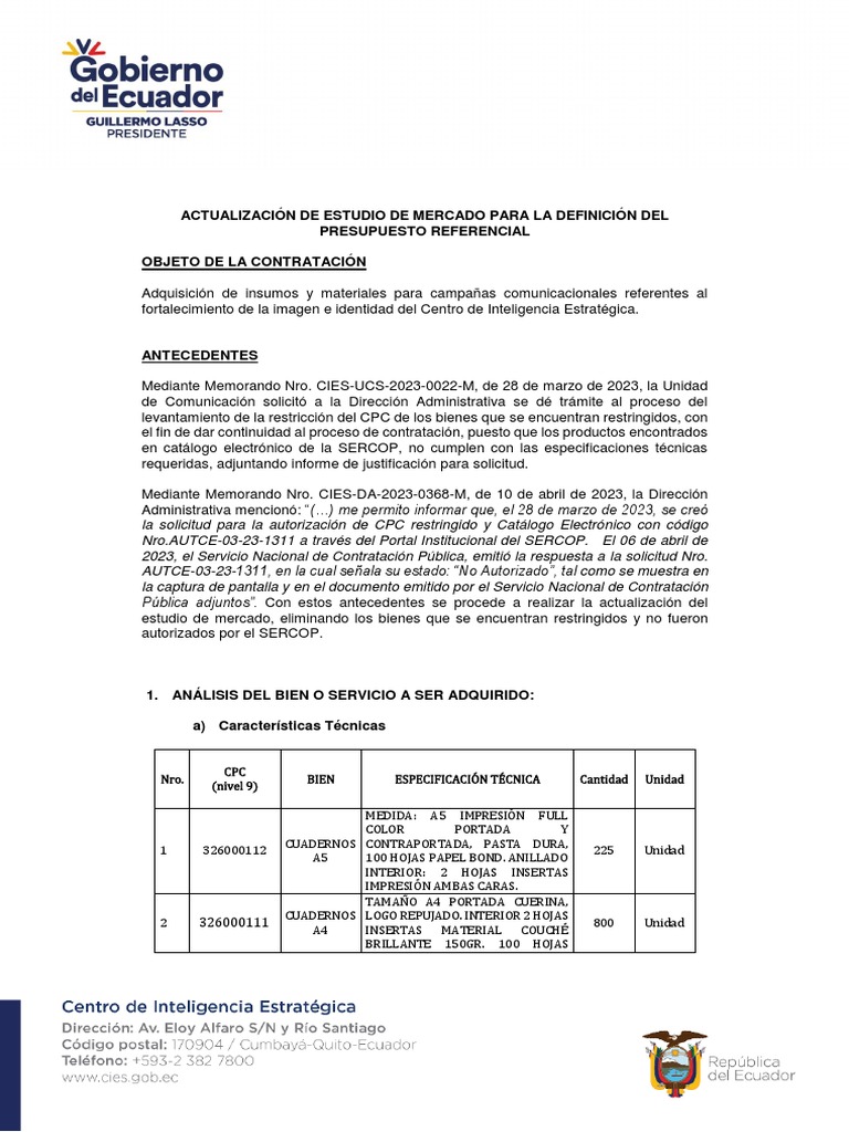 Nic Necesidad de Ínfima Cuantía | Descargar gratis PDF | Materiales Nic Necesidad de Ínfima Cuantía | Descargar gratis PDF | Materiales