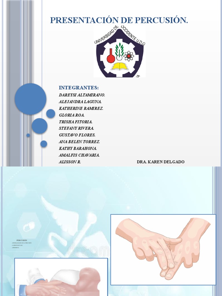 Presentacion de Percusion | PDF | Sonido | Abdomen