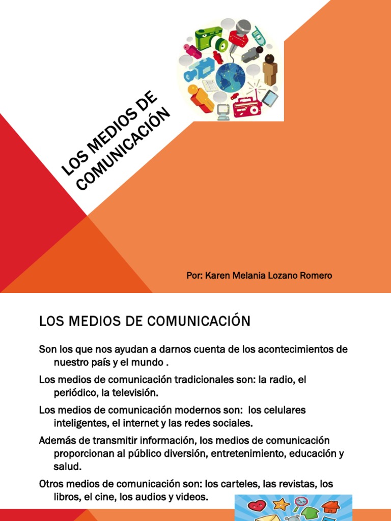 Los Medios de Comunicación 4 Parcial Español 2020 | PDF