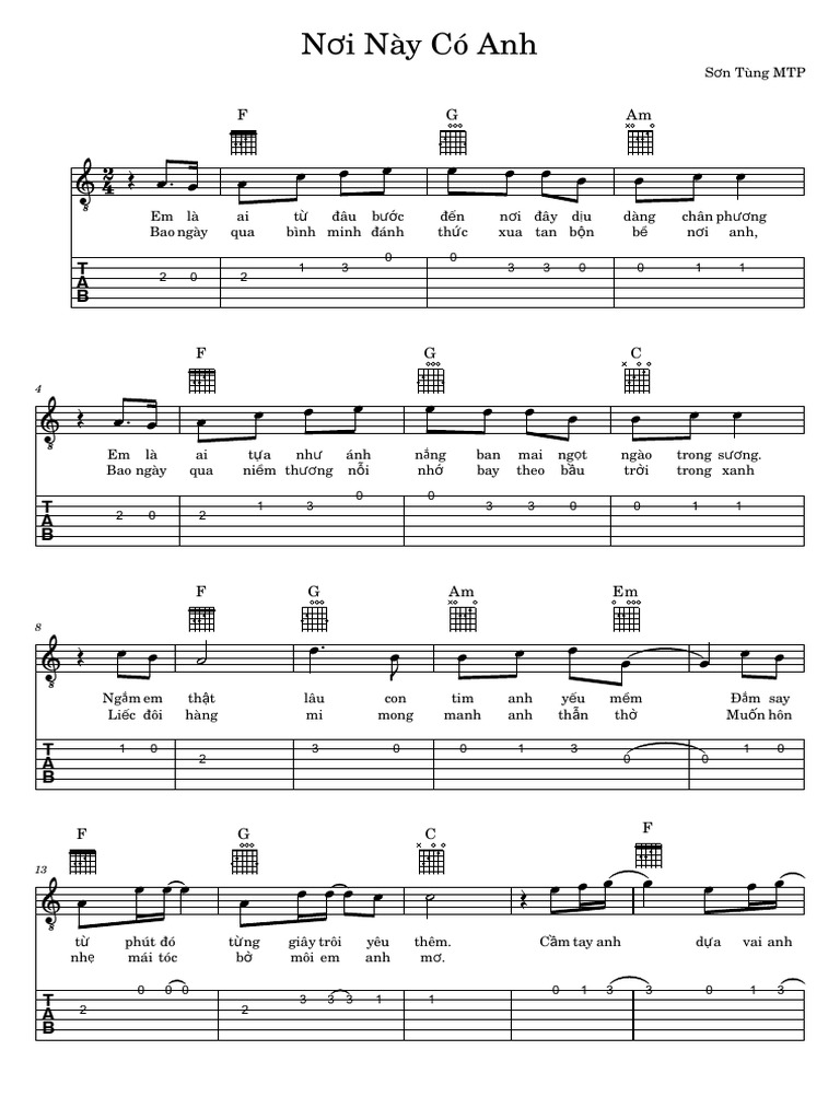 Noi nay co anh | PDF