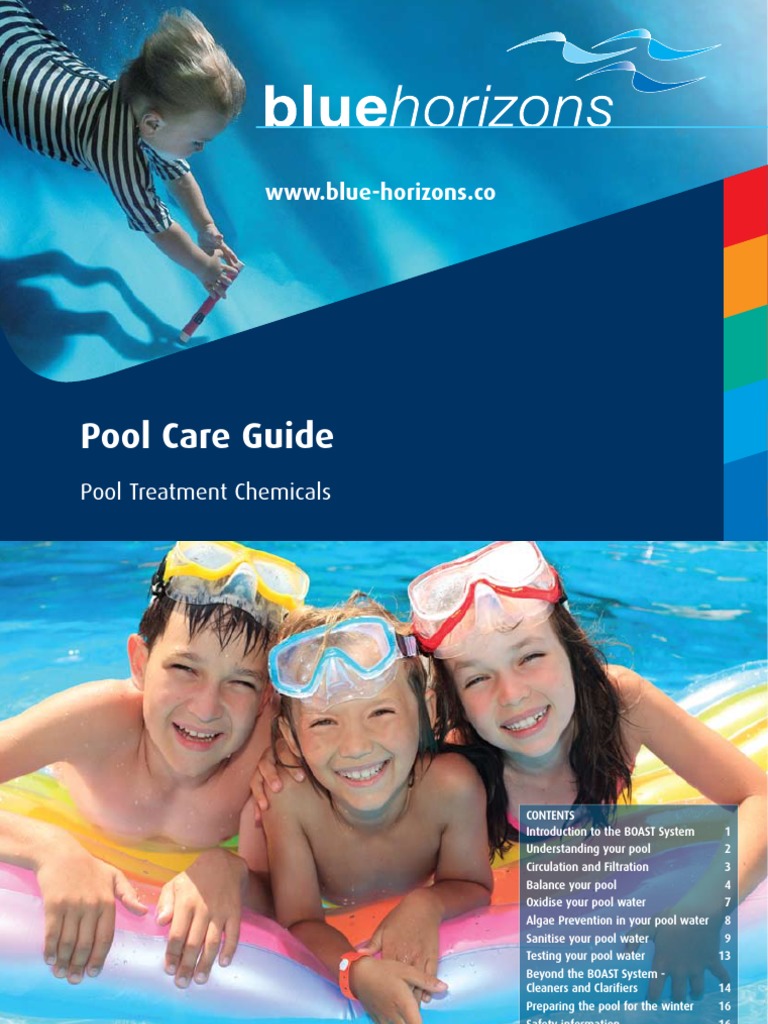 Blue Horizons Pool Care Guide | Download Free PDF | Filtration | Water
