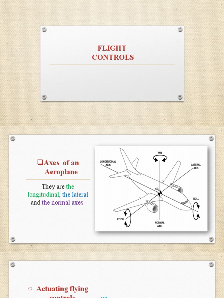 Flight Controls | PDF | Aileron | Flight Control Surfaces
