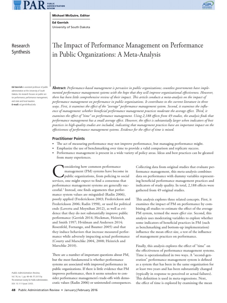 Gerrish 2015 | PDF | Meta Analysis | Effect Size
