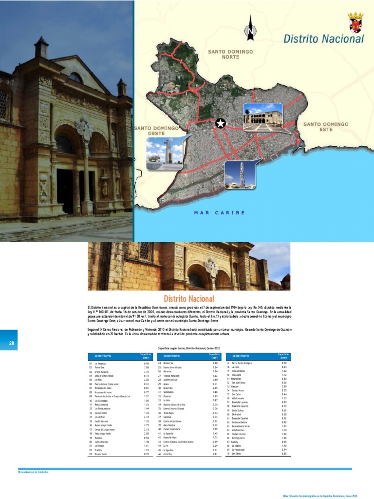Datos Demográficos del Distrito Nacional | PDF | República Dominicana