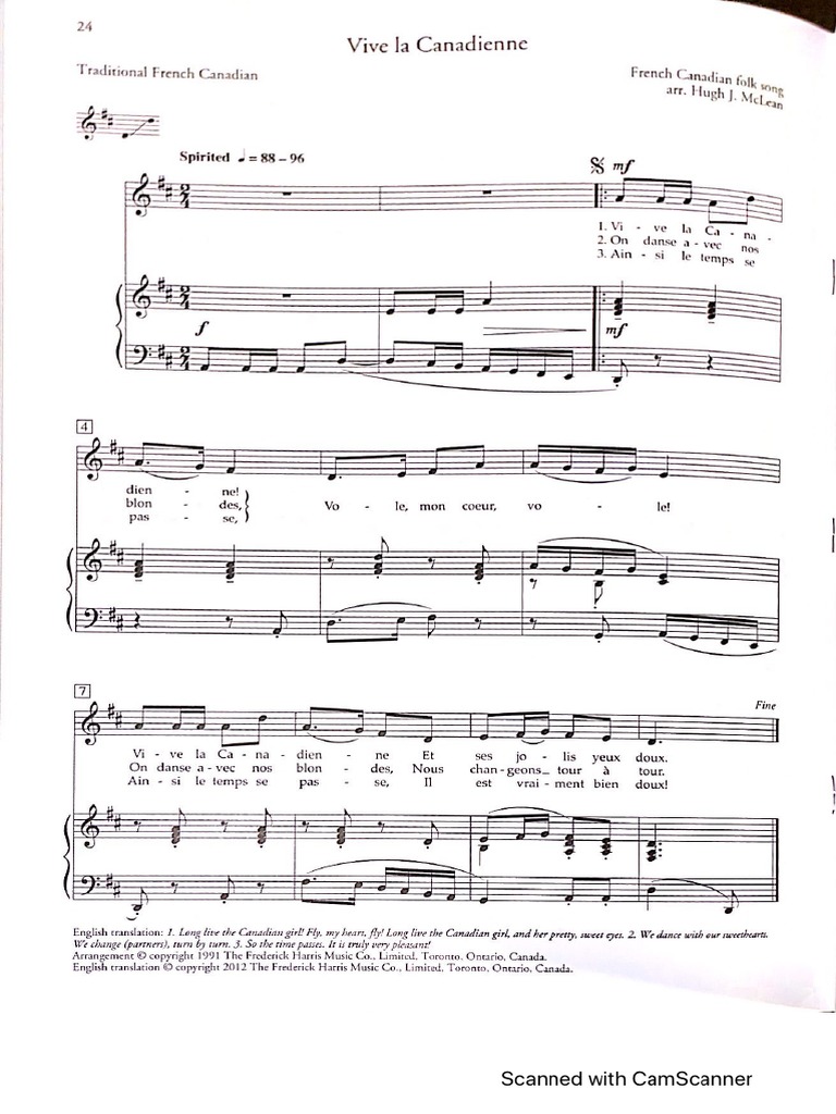 Vive La Canadienne | PDF