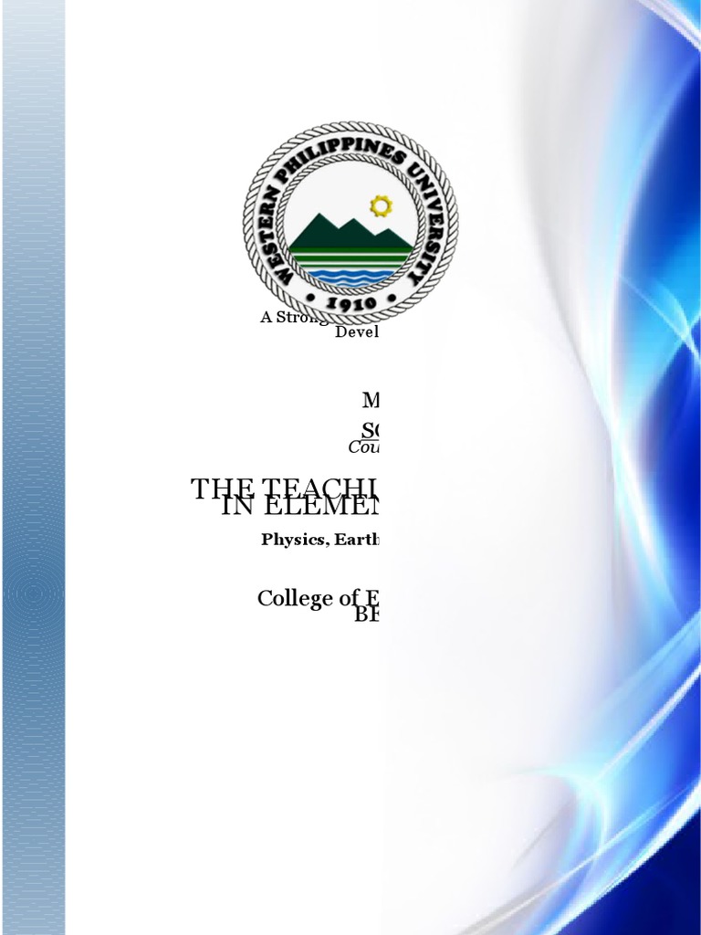 Module-1-BEED Teaching Elementary Science | PDF | Methodology | Science