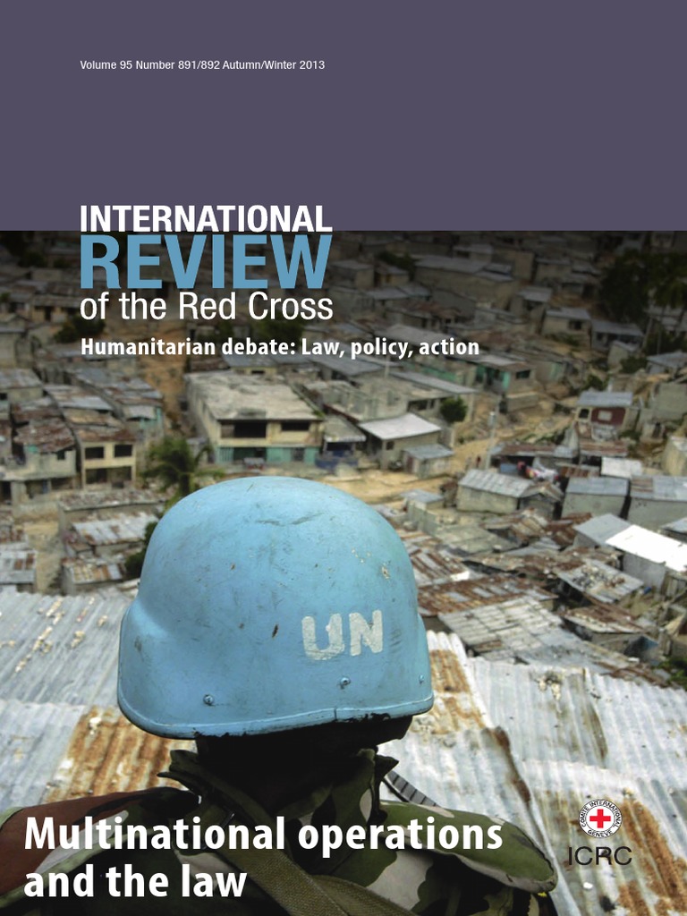 Icrc I Review Multinational Operations The Law Pdf Peacekeeping